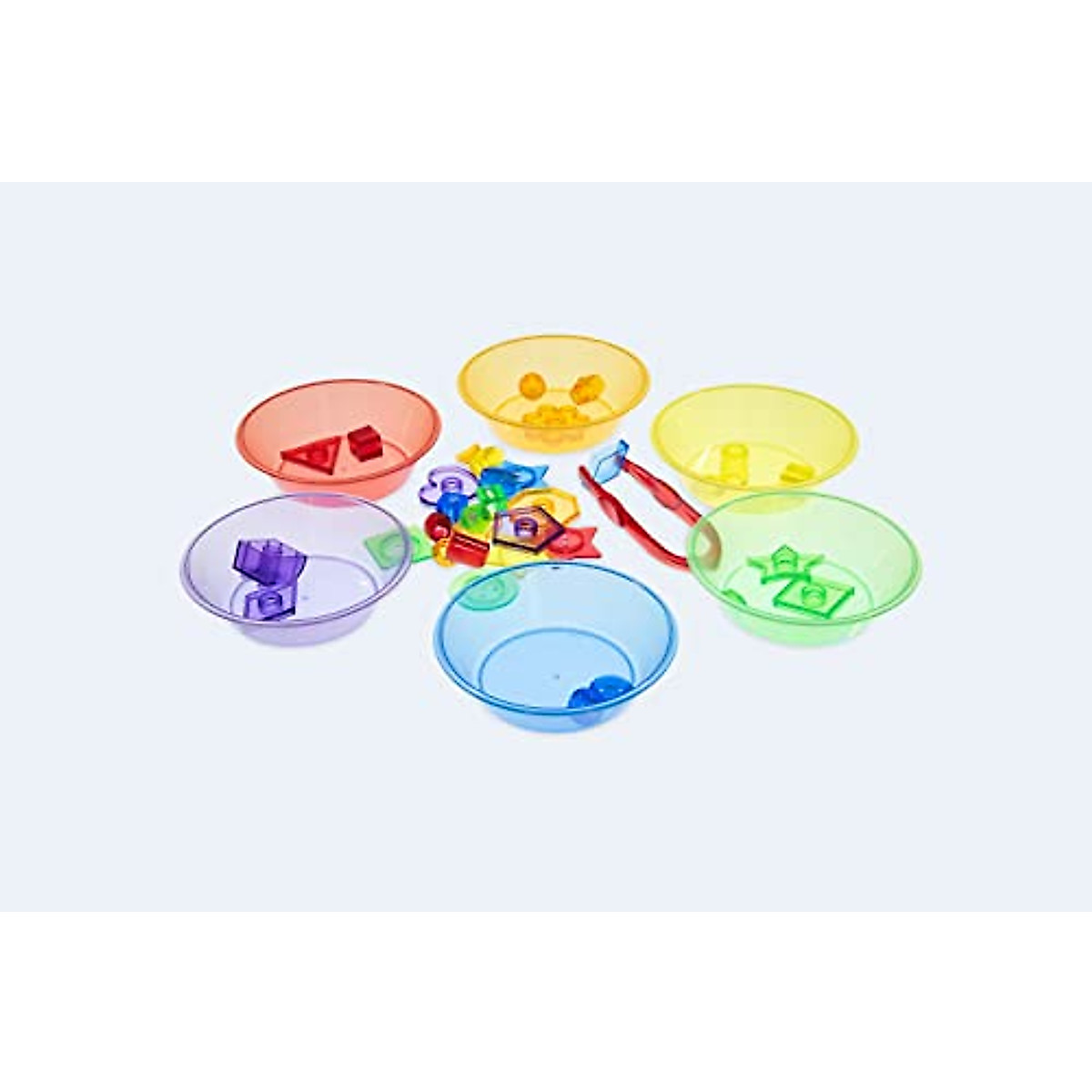 TickiT 73117 Translucent Colour Sorting Bowls