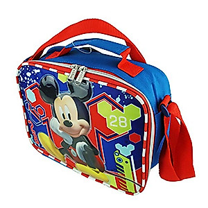 Mickey Mouse Insulated Lunch Bag with Adjustable Shoulder Straps - M28 - A17339