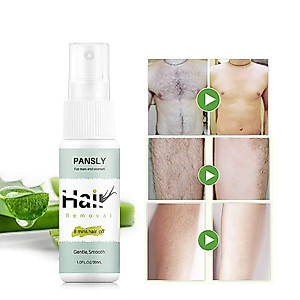 Hair Inhibitor, Hair Removal Spray Painless Non-Irritating Hair Stop Growth Spray for Arm, Leg, Armpit, Hair Removal Inhibitor for Men and Women
