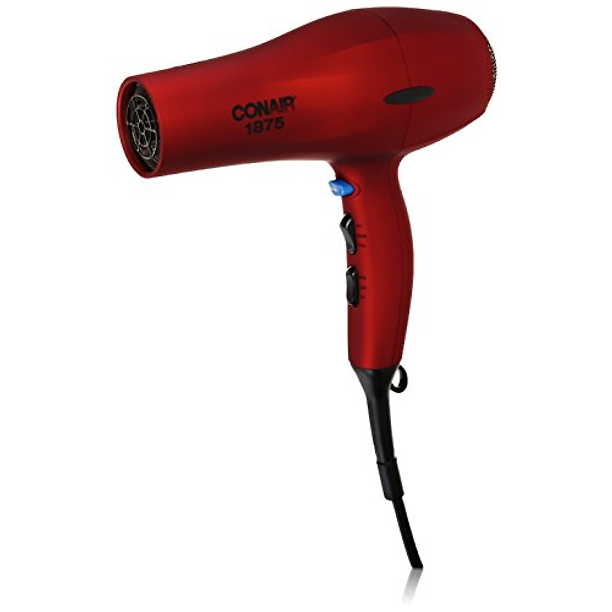 Conair 1875 Watt Velvet Touch Hair Dryer, Red