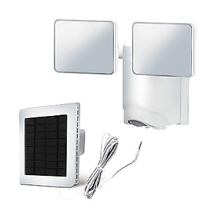 MKD Solar Outdoor Lights, LED Motion Sensor Outdoor Lights,10W/1200LM//5000K/IP44 Waterproof Solar Motion Lights Outdoor Solar Wall Lights Security Lights for Garden，Front Door, Backyard, Garage, Deck