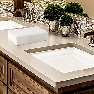 200 BloominGoods Disposable Bathroom Napkins | Single-Use Linen-Feel Guest Towels | Cloth-Like Hand Tissue Paper, White, 12" x 17" (Pack of 200)