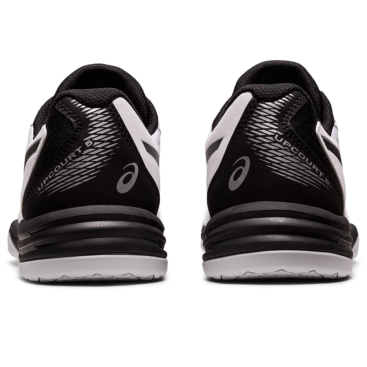 ASICS Men's UPCOURT 5 Volleyball Shoes, 8.5, WHITE/GUNMETAL