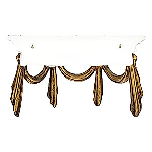 Design Toscano St. Benoit Demilune Wall Shelf