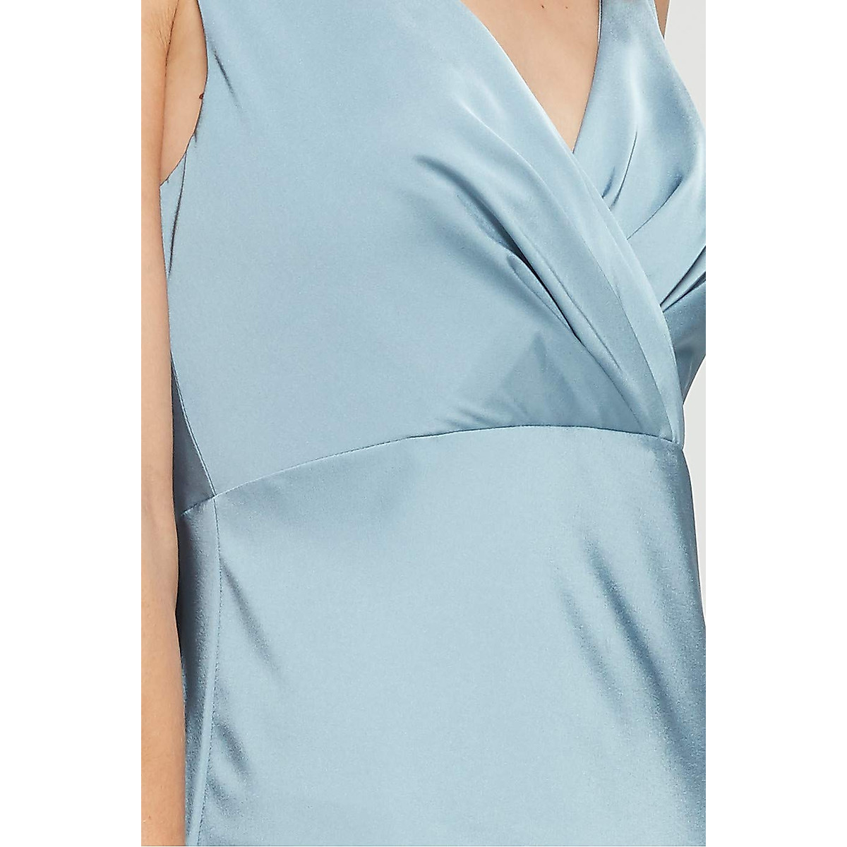 Jill Jill Stuart Bow-Back Satin Gown Glacier Size 6