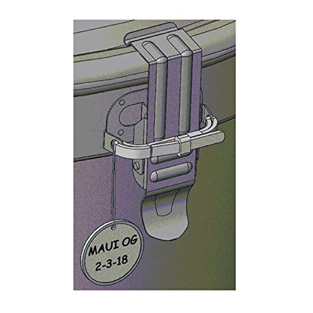 CVault Storage Container 2 Liter Stainless Steel Humidity Container