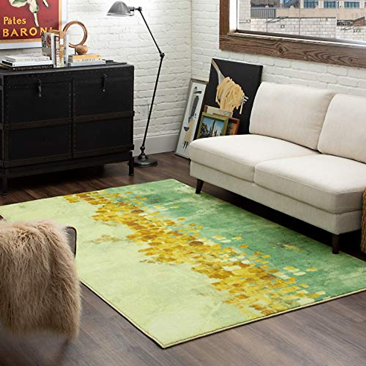 Mohawk Dancing Stars Area Rug, 5'x8', Neutral