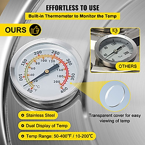 VEVOR Alcohol Still 5Gal/20L Alcohol Distiller Stainless Steel Distillery Kit for Alcohol With Copper Tube & Pump Home Brewing Kit Build-in Thermometer for DIY Whisky Wine Brandy