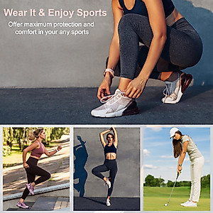 Amutost No Show Socks Womens Athletic cushion Ankle Footies Low Cut Socks 5 Pairs