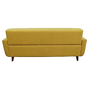 Amazon Brand – Rivet Sloane Mid-Century Modern Sofa Couch, 79.9"W, Yellow