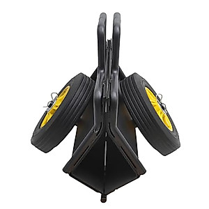 Heavy Duty Panel Dolly, Slab Dolly, Panel Mover, w/Handle & 2 10" Pneumatic Wheels,Weight Capacity 600Pound, for Drywall Sheet Heavy Appliance & Material Handling All Terrain Moving, Blue