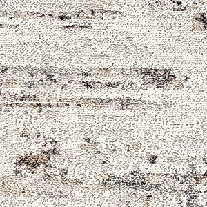 Abani Neutral Beige Rugs 6' x 9' Contemporary Linear Print Bedroom Rug - Modern Brushed Design No-Shedding Premium Area Rug