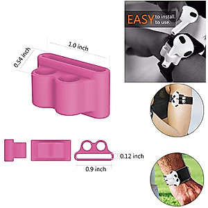 Loirtlluy 4 in 1 Anti-Lost Accessories for Airpods 3, Airpods 3 Strap Magnetic Cord, Ear Hooks and Covers Compatible with Airpod 3rd, Watch Band Holder, Pink