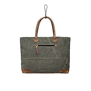 Mona B Dakota Shoulder Bag M-3804, Beige, Brown, 20" x 13.5" x 4"