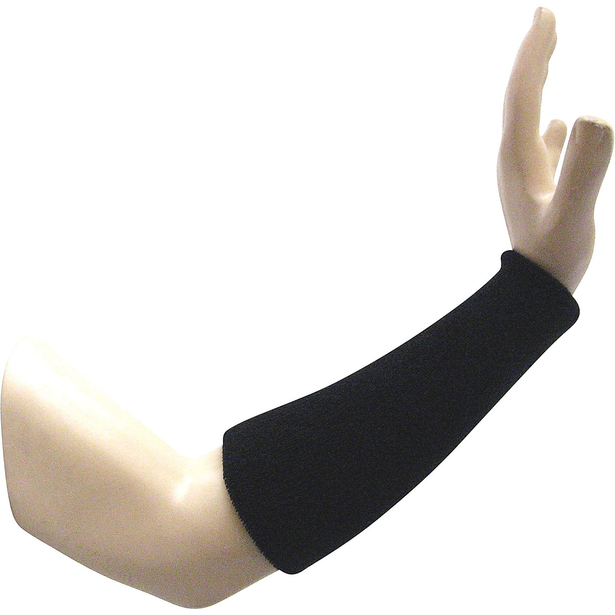 COUVER Thick Volleyball Elbow Protector Sleeve 9" Long, Black