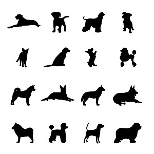 A Room with Dogs Wall Decals-Doggie Stickers for Kids Room Bedroom Nursery Playroom Décor