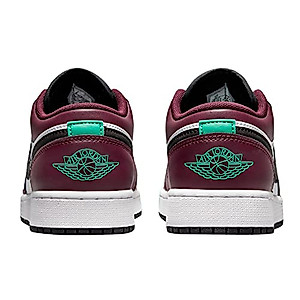 Jordan Boy's Air Jordan 1 Low SE (Big Kid) Dark Beetroot/Black/Roma Green/White 4 Big Kid M