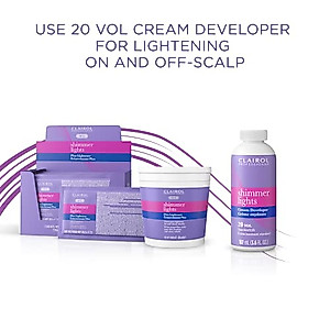 Clairol Professional Shimmer Lights Cream Hair Developer 20 volume