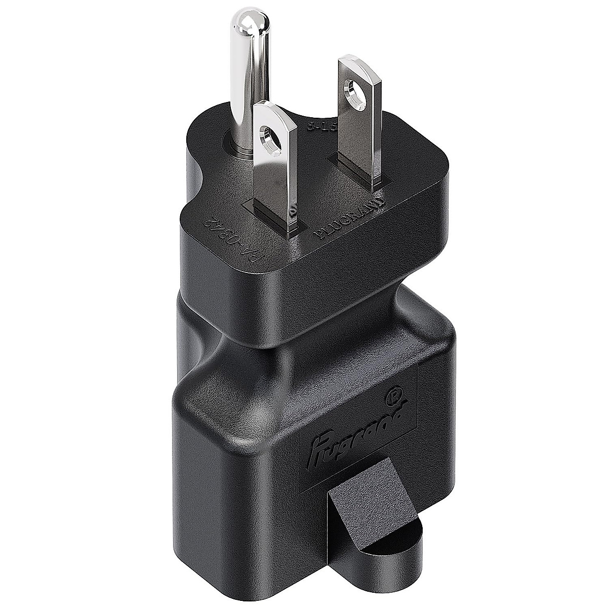 [2Pack] Four-in-One 4-in-1 15 Amp Household AC Plug to 20 Amp T Blade Adapter,5-15P to 5-20R,5-15P to 6-15R,5-15P to 6-20R, 4 in 1 AC Power Adapter,15A 125V to 20A 250V Adapter