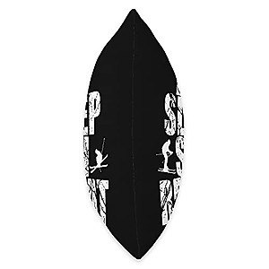 Eat Sleep Ski Repeat for Ski Holidays Skiers Eat Sleep Repeat Snow Skiing Winter Sport Skier Throw Pillow, 16x16, Multicolor