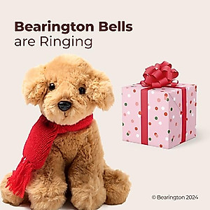 Bearington Grizwald The Golden Retriever Plush, Dogs Stuffed Animals, 7.5 Inch Golden Retriever Stuffed Animal, Ideal Christmas Stuffed Animal Gift for Toddlers, Kids & Teens