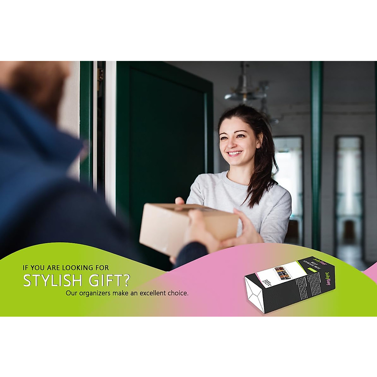 Acrylic Belt Organizer for Closet - 7 Compartments Transparent Storage Holder | Display Case for Makeup, Jewelry, Watches, Bow Tie, & Bracelets | Multipurpose Clear Containers & Versatile Design