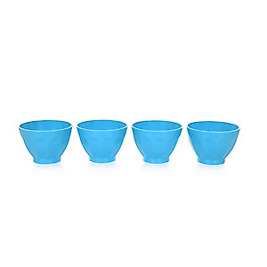 Mintra Home Unbreakable Bowls and Trays (Bold Collection), Turquoise, Small Bowl 4pk - 250ml (8oz),