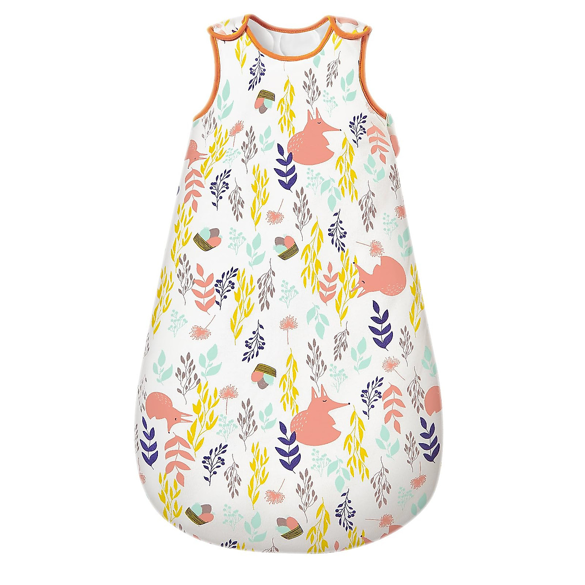 Mosebears Sleep Sack Baby Wearable Blanket with 2-Way Zipper,2.5 TOG Cotton Sleep Sack Unisex (Red Fox, 18-24 Months)