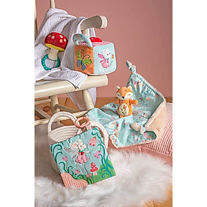 Mary Meyer Fairyland Forest Teether Baby Rattle, 6-Inches, Red Mushroom