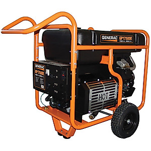 Generac 5735 GP17500E 17500-Watt Gas-Powered Portable Generator - Electric Start for Convenience - Durable Design and Reliable Power for Emergencies and Recreation - 49 State Compliant