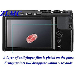 ZLMC Ricoh GR III screen protector, 9H hardness 0.3mm ultra-thin tempered glass screen protector for Ricoh GR III digital camera, full coverage edge to edge protection [3pcs]