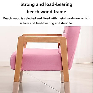 Kids Sofa, Children Armrest Chair with Pattern, Toddler Furniture W/Sturdy Wood Construction for Boys & Girls, Lightweight Children Sofa Chair (Color : H)