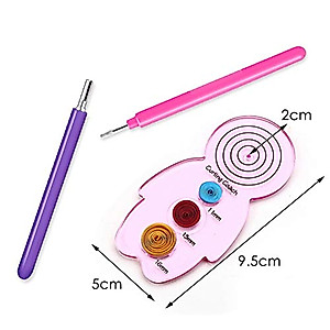 12 Pack Paper Quilling Tools Slotted Kit, Different Sizes Rolling Curling Quilling Needle Pen Curling Coach Paper Cardmaking Project Tools Set