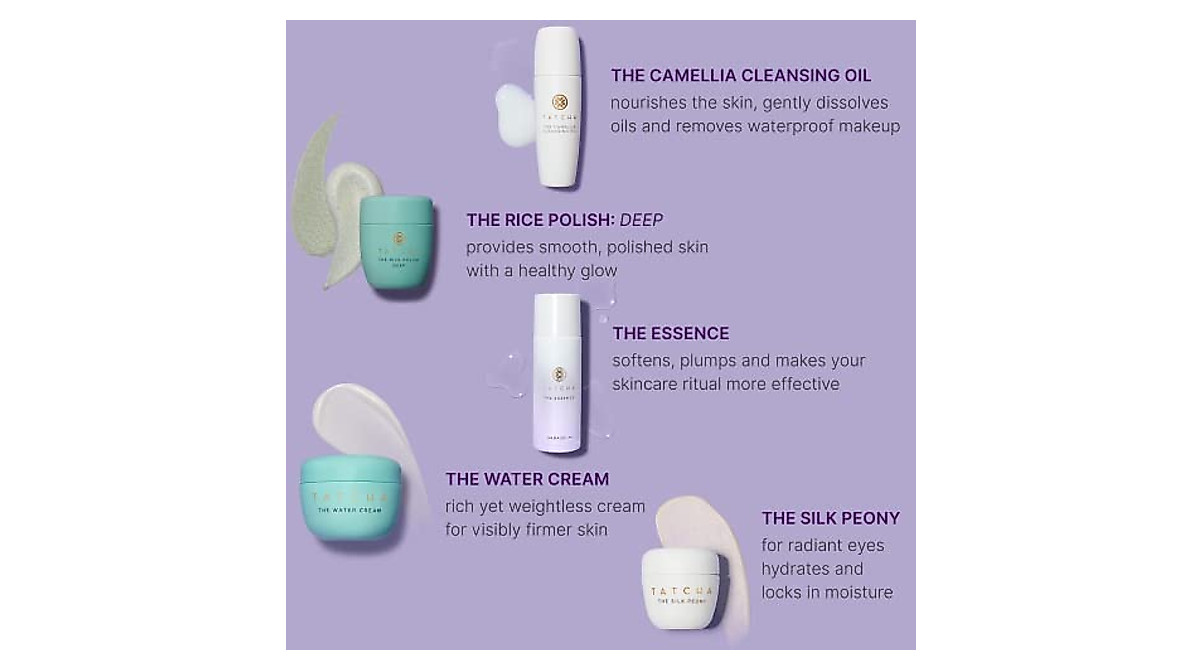 Tatcha Starter Ritual Set: Balancing Skincare for Oily Skin