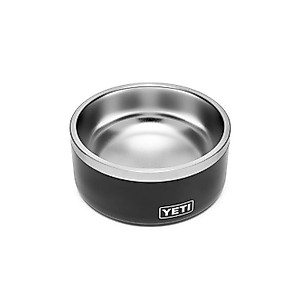 YETI Boomer 4, Stainless Steel, Non-Slip Dog Bowl, Holds 32 Ounces, Black