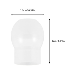 TOVINANNA Ear Tips Replacement 8pcs Silicone Earplugs for Earbuds Accessory