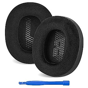 Ear Pads for JBL Lifestyle E65BTNC, Duet NC, Live 650BTNC, Live 660BTNC Ear Cushions, Ear Covers Headphones Replacement Ear Cushions, Ear Covers, Headset Earpads (Velour/Black)