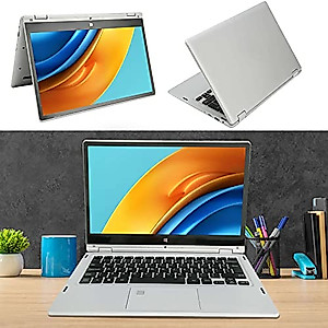 VINGVO 2 in 1 Laptop 360 Degree Rotation 13.3 Inch Laptop Touch Screen 1920 X 1080 for Office (16+512G US Plug)