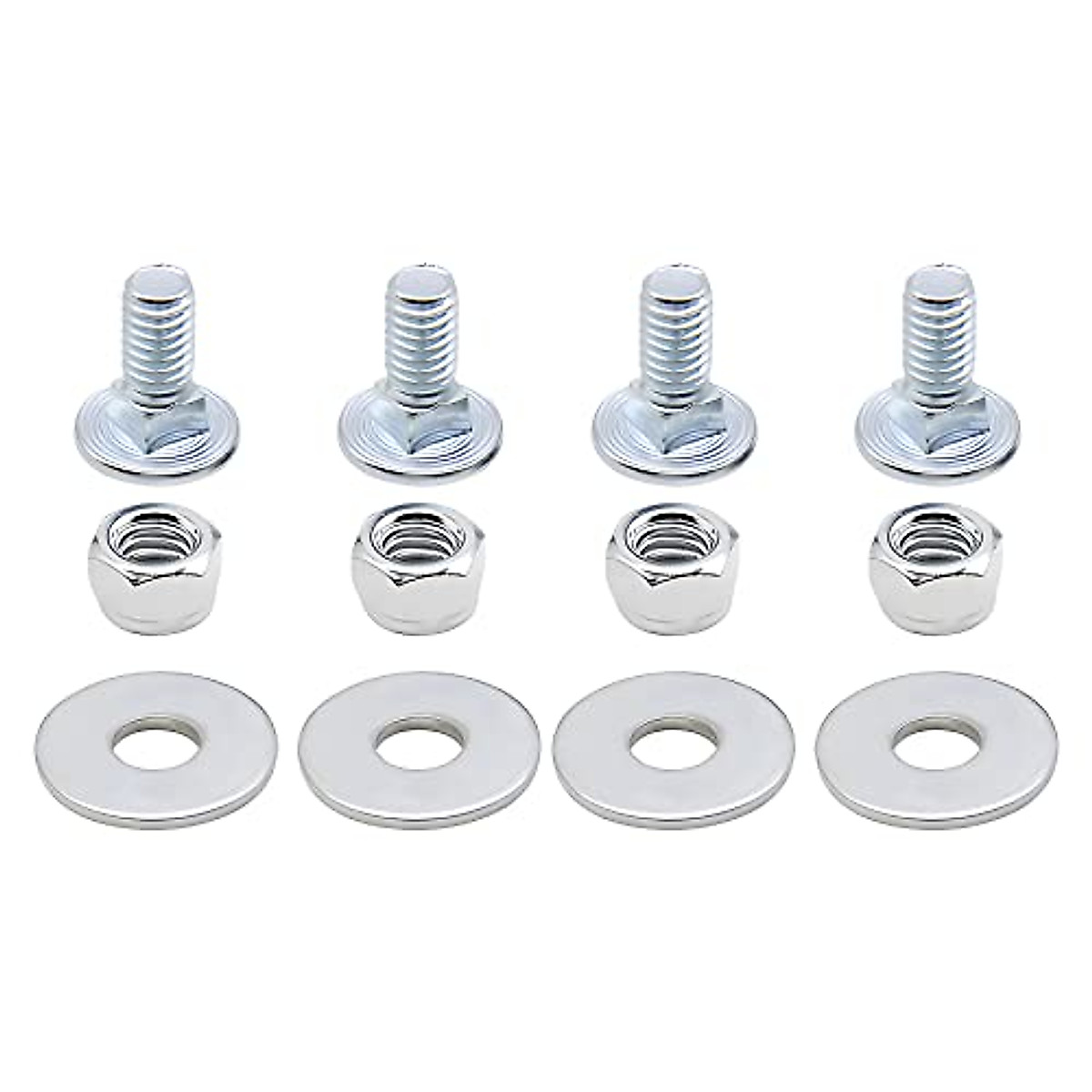 Ganivsor Snowblower Skid Shoe Mounting Bolts Nuts Washers kit for Cub Cadet MTD 710-0451 Replacement