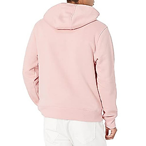 Amazon Essentials Men's Hooded Fleece Sweatshirt (Available in Big & Tall), Pink, Large