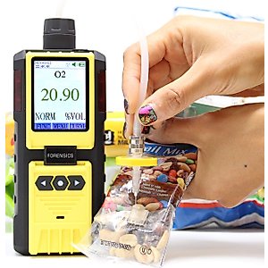 FORENSICS DETECTORS FD Oxygen Analyzer for Headspace Analysis by FORENSICS | 0-30% with 0.01ppm resolution | USB Recharge | Computer Data Logging | USA NIST traceable calibration |