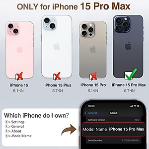 LOHASIC for iPhone 15 ProMax Case, Compatible with MagSafe Leather Cover Logo View Protective Business Design Soft Bumper with Microfiber Lining Men Phone Cases 6.7" 2023 - Black Gold