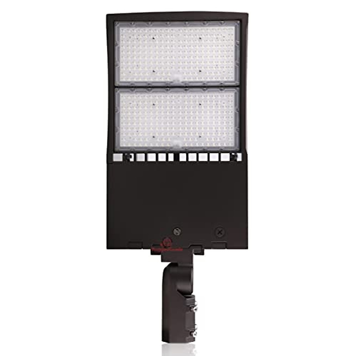 RuggedGrade 42,000 Lumen - 300 watt NextGen III LED Shoebox Lights - Dimmable - with Photocell - Slip FIT Mount -Brown HOUSING - 10KV Surge