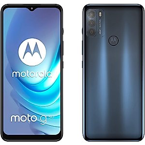 Motorola Moto G50 Dual-SIM 64GB ROM + 4GB RAM (GSM Only | No CDMA) Factory Unlocked 5G Smartphone (Steel Grey) - International Version