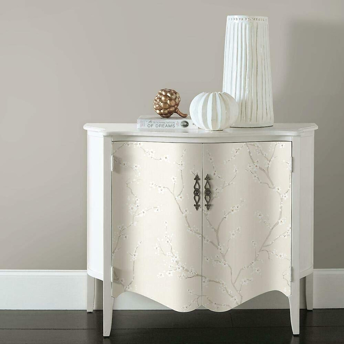 RoomMates RMK11271WP Pearl Cherry Blossom Peel and Stick Wallpaper