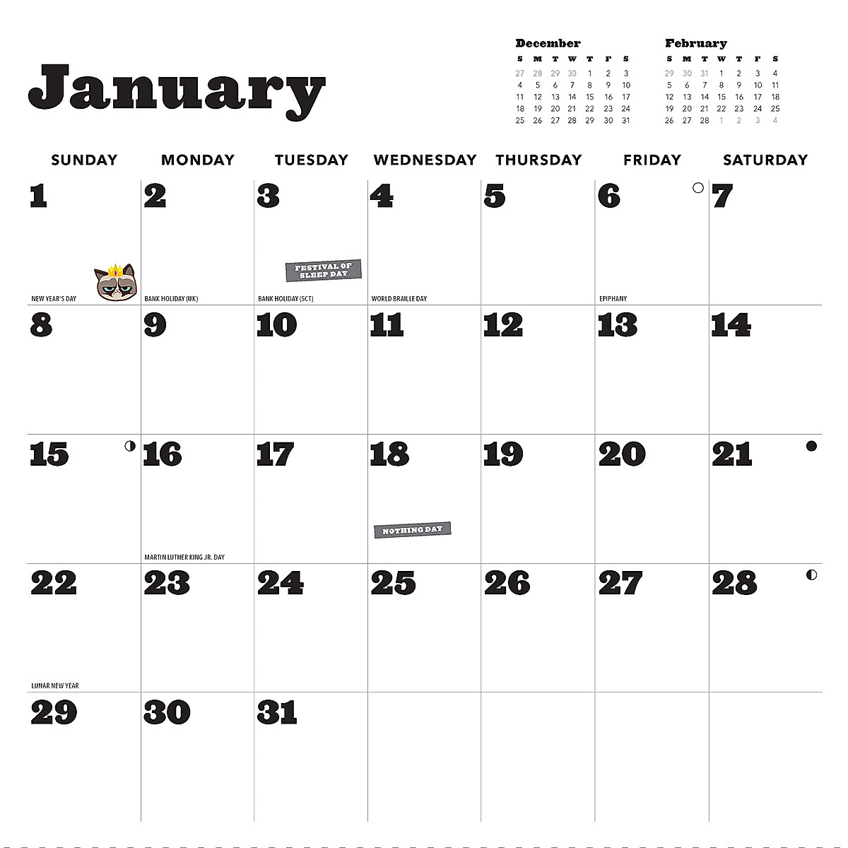 Grumpy Cat 2023 Wall Calendar