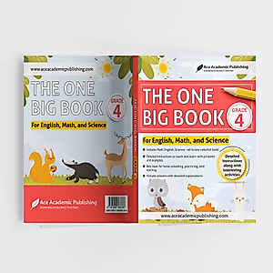 The One Big Book - Grade 4: For English, Math and Science