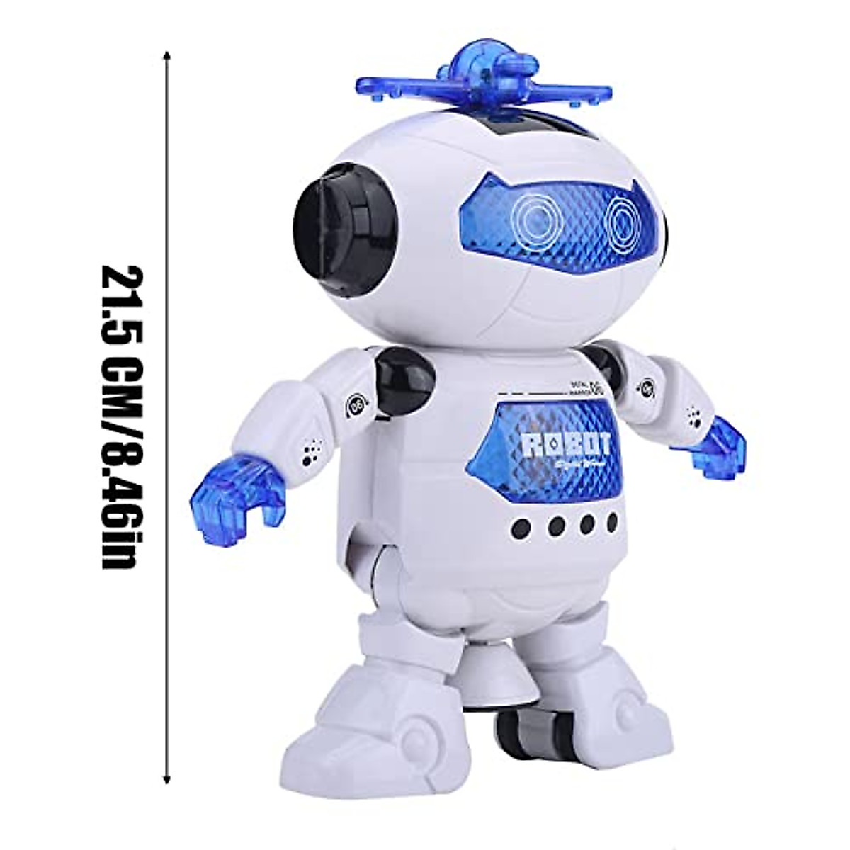 Srliya Humanoid Robot Dancing Robot for Kids 22×14×9 360 rotatable Lighting Dancing Humanoid Robot Toy Kid Children Playful Gift