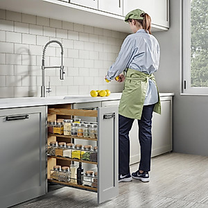 Dowell 5" Base Pullout Organizer with Adjustable Shelves(4004 0524)