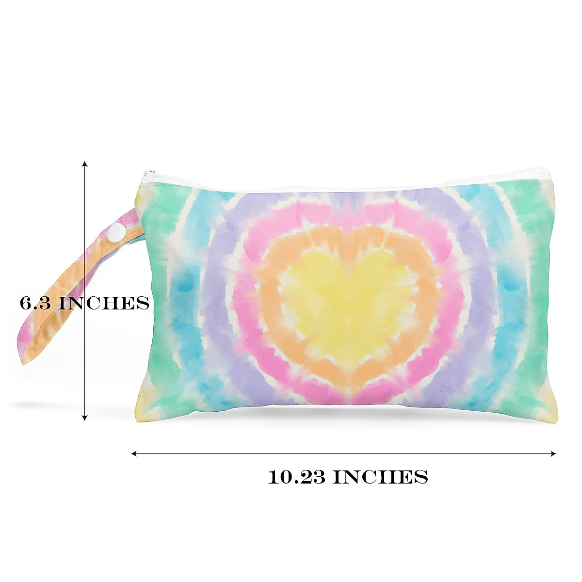 zcyxuuw Wet Bag, Wet Dry Bag, Wet Bag for Swimsuit, Travel, Beach, Pool, Diapers, Dirty Yoga Gym Clothes, Toiletries, Makeup Bag, Waterproof Hippie Retro Flower Decor for Women Birthday, 2 Pcs Set.